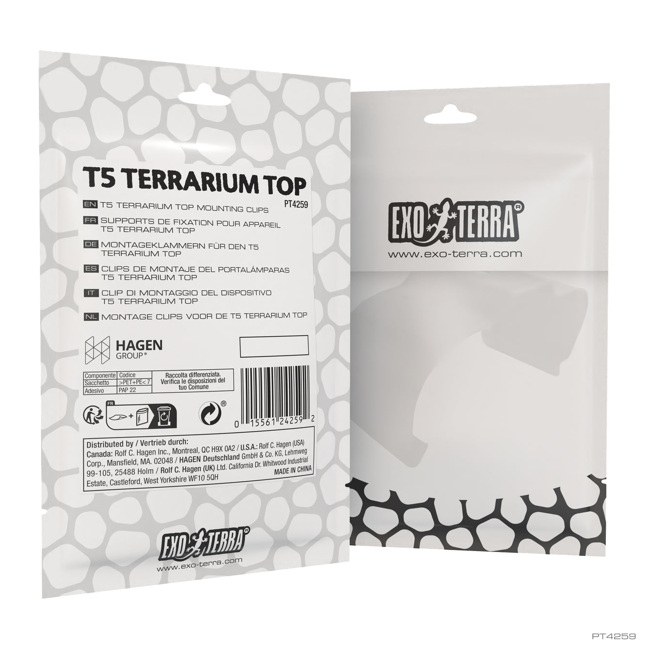 Exo Terra T5 Terrarium Top Mounting Clips - 2 pack – Port Credit Pets